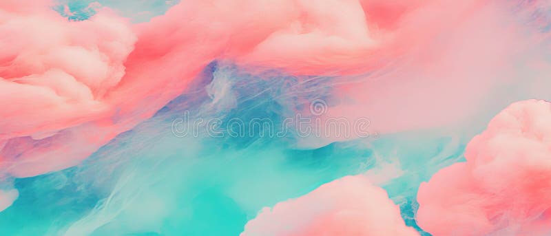 Vibrant Washed Ink Patterns with Soft Gradients and Diluted Colors in a ...