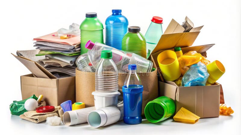 Vibrant Waste Sorting a Visual Guide To EcoFriendly Recycling Practices ...