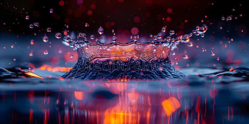 Vibrant Water Splash Cutout Adds Energy and Movement To Design Projects ...