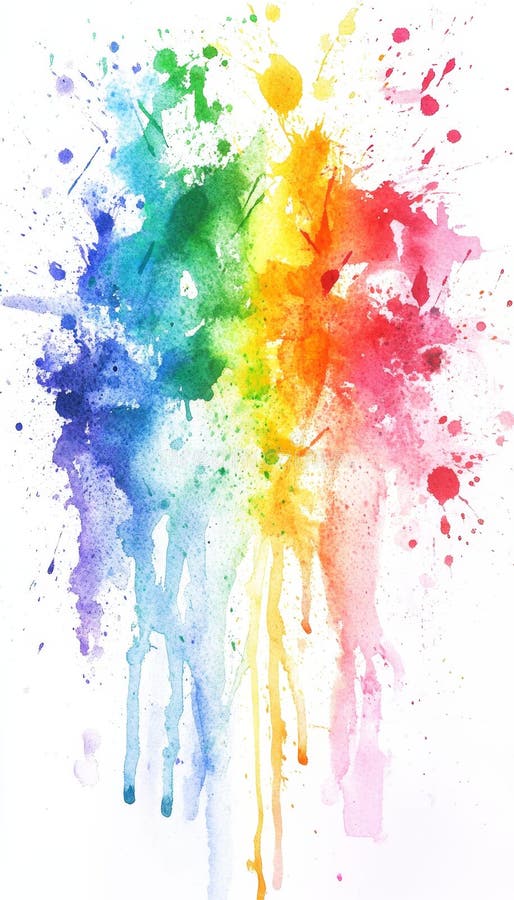 Vibrant Watercolor Artwork Showcasing a Unique Interpretation of the ...