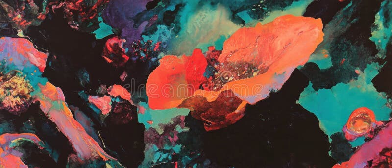 Vibrant Watercolor Overlay Texture Showcasing Rich Colors and Abstract ...