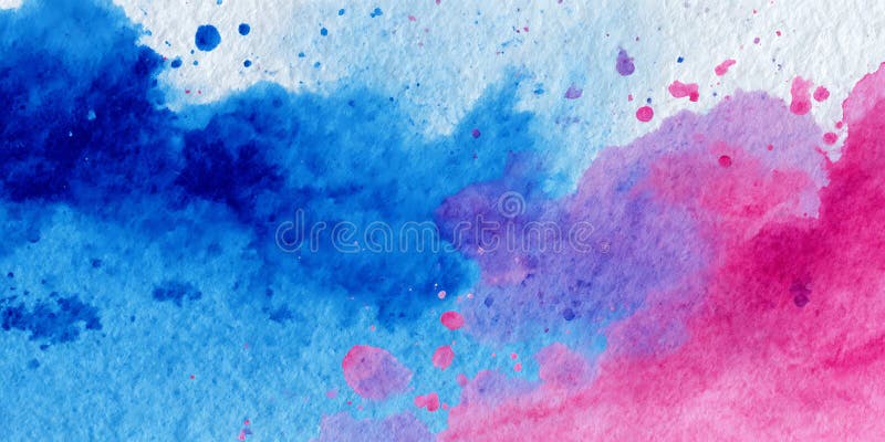 Vibrant Watercolor Texture Blue Pink Purple Abstract Background for Design Projects Stock ...