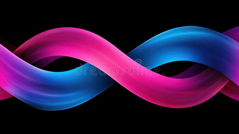A Vibrant Wave of Colorful Lines Creates a Dynamic and Mesmerizing ...