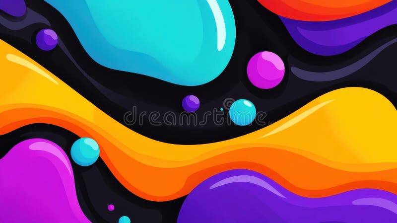 Vibrant, Wavy Backgrounds Featuring Psychedelic Patterns Bring a Modern ...