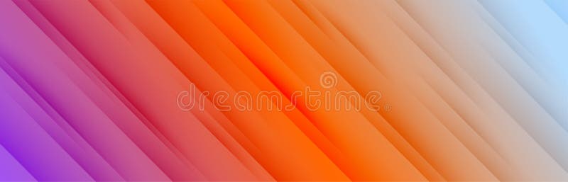 Vibrant Wide Banner with Abstract Diagonal Line Pattern Design Stock ...