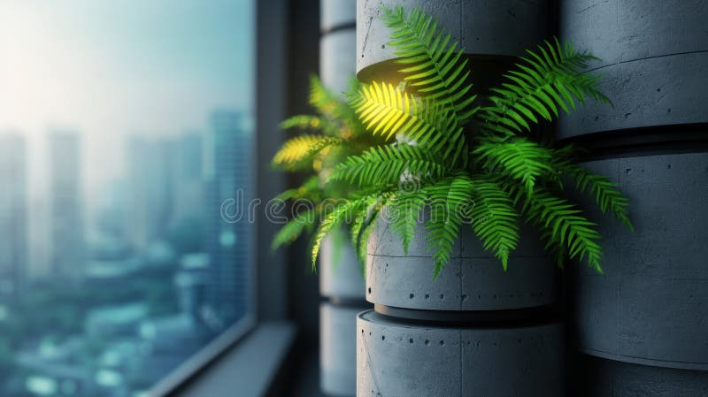 Vibrant Window Installations Seamless Textures Refined Glass in Modern ...