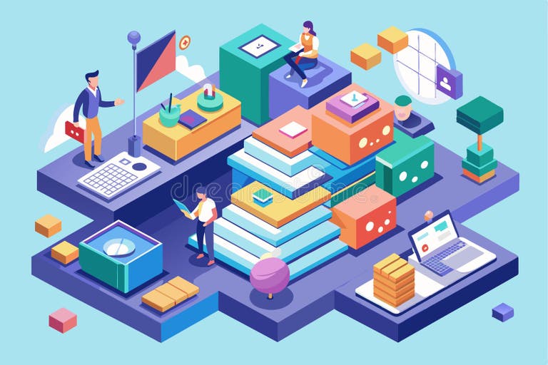 Various Computing Tasks Stock Illustrations – 151 Various Computing ...