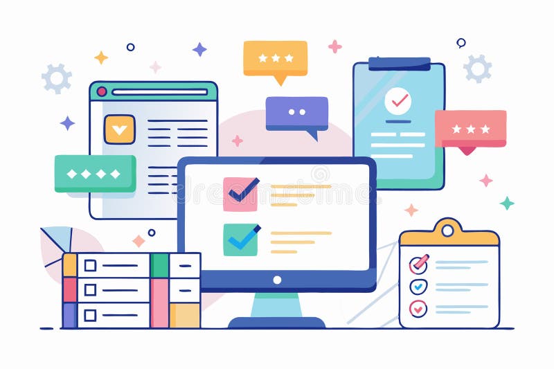 A Vibrant Workspace Showcases Customizable Task Management Tools ...