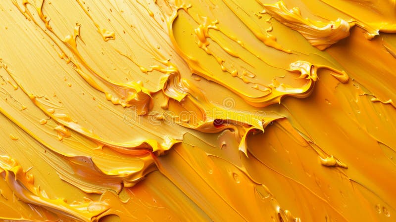This is a Vibrant Yellow Abstract Paint Texture that is Perfect for ...