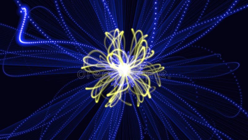 Mesmerizing Display of Colorful Lights Nebula-inspired Burst of Blue ...