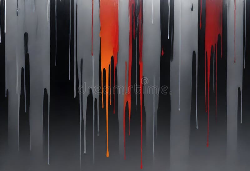 Abstract Color Drips on Grey Stock Image - Image of artistic, blue ...