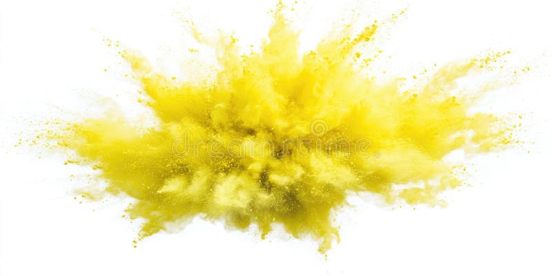 Vibrant Yellow Explosion Effect Stock Photo - Image of splash ...