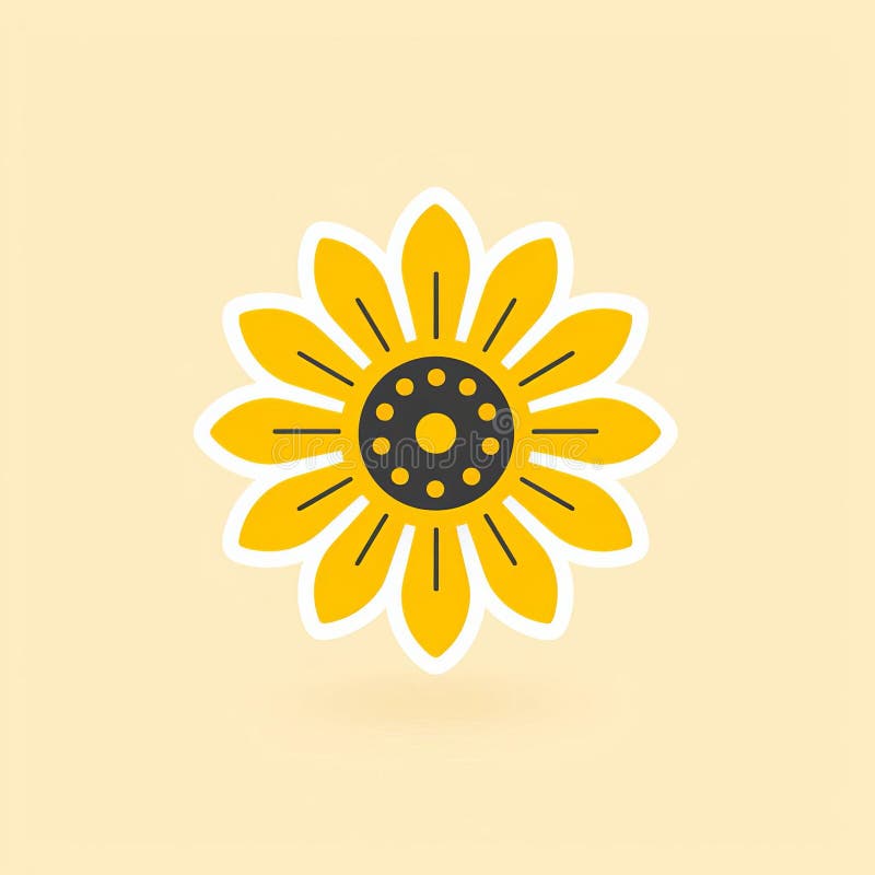 Vibrant Yellow Logo Design with Minimalistic Abstract Forms Stock ...