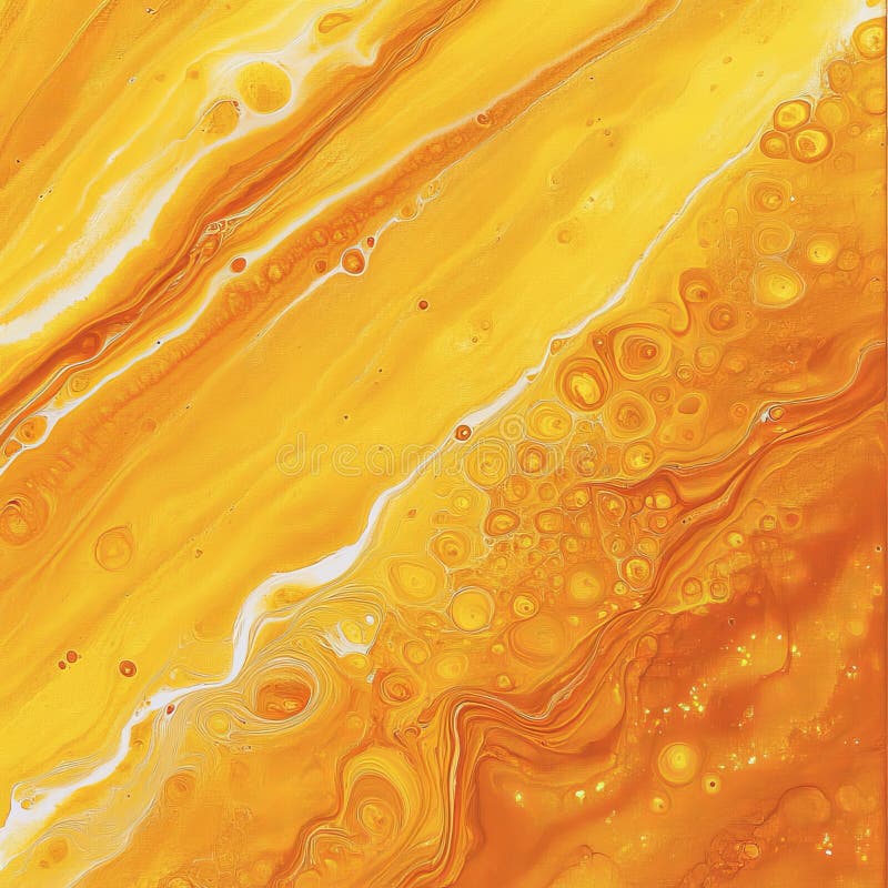 Fluid Art Featuring Swirling Patterns Yellow White Stock Photos - Free ...