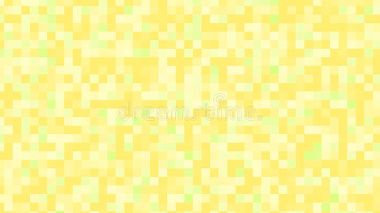 Vibrant Yellow Pixelated Pattern with Subtle Green Accents and Texture ...