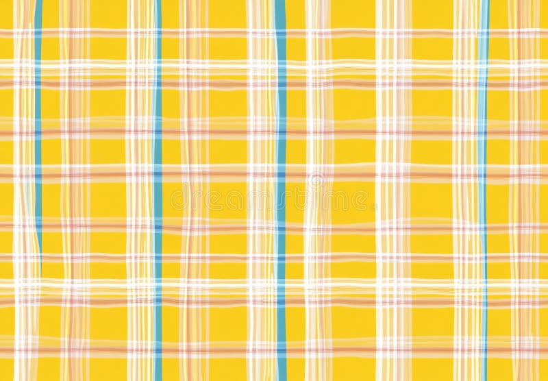 Vibrant Yellow Plaid Pattern Seamless Texture High Quality Image Stock ...