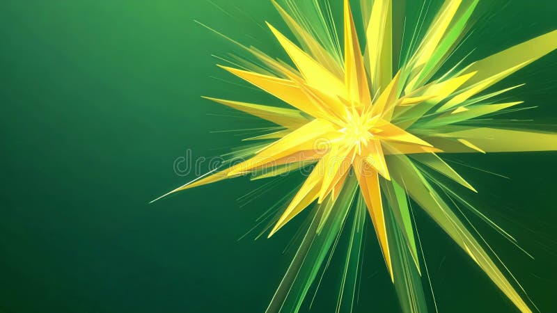 Yellow Star Exploding on Green Screen Background Stock Footage - Video ...