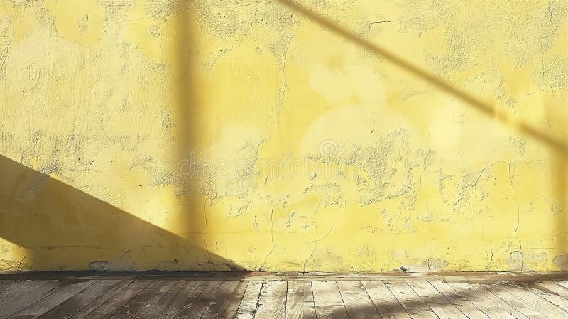 Vibrant Yellow Wall. Creating a Sunny and Lively Ambiance in Interior ...