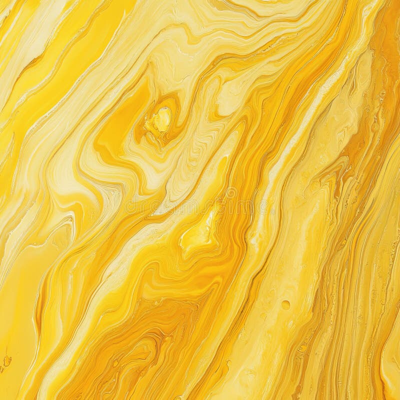 Vibrant Yellow White Marble Texture Organic Swirls Fluid Patterns Stock ...