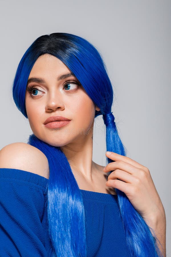 Vibrant Youth Sensual Young Woman With Stock Image Image Of Visage