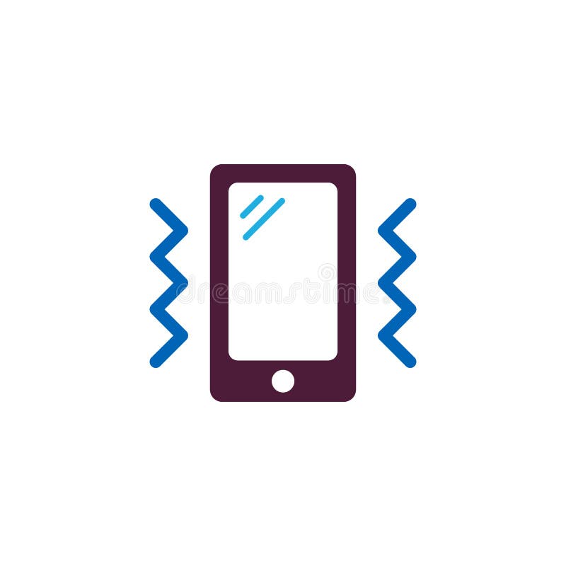 Vibrate Phone Logo Icon Design Stock Vector - Illustration of logotype ...