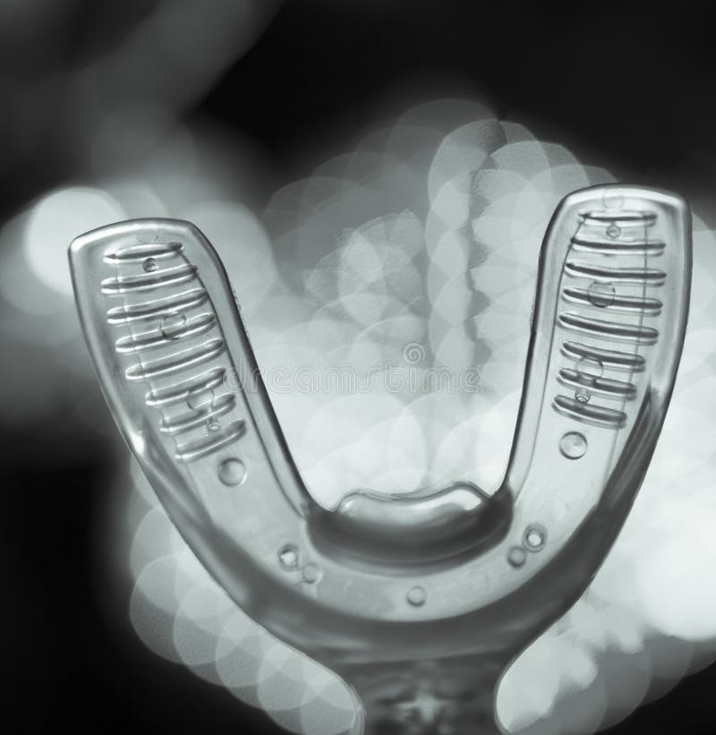 Vibrating Dental Device with Invisible Orthodontics Stock Image - Image ...