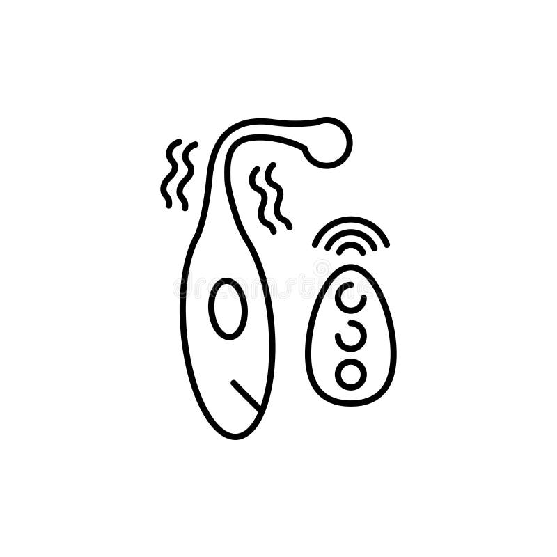 Orgasm Color Line Icon Pictogram For Web Page Stock Vector