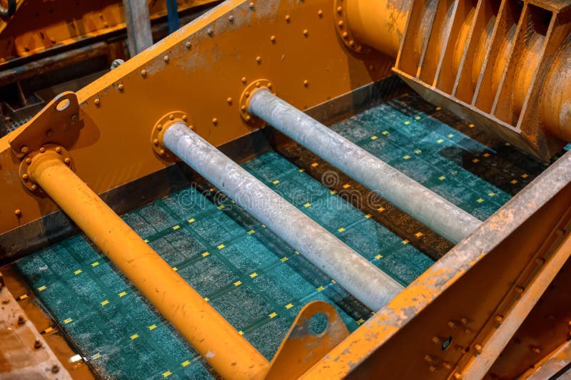 Vibrating Screen, Machine for Grading Bulk Materials Stock Photo ...