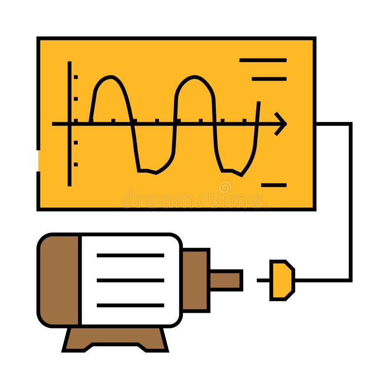 Vibration Analysis Mechanical Engineer Icon Doodle Illustration Stock ...