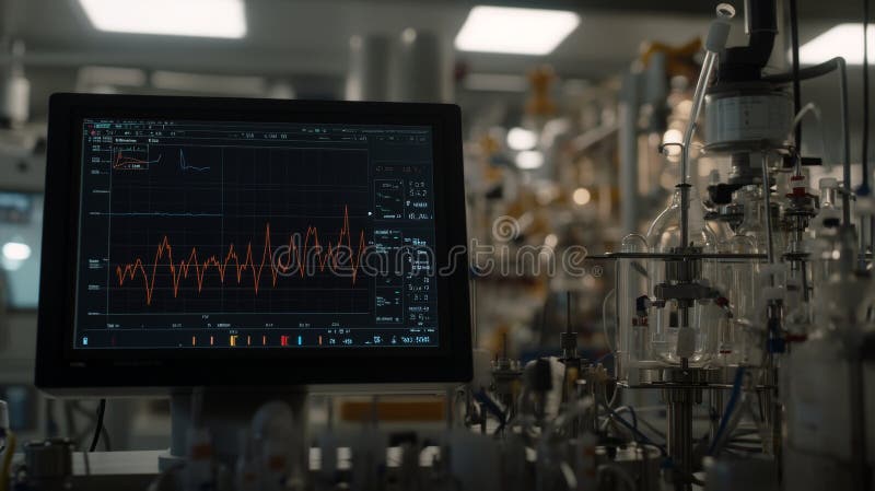 A Vibration Analysis Tool Positioned at a Precise Angle on a Machine ...