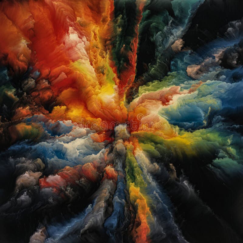 The Vibration of Colored Textures Stock Image - Image of dynamic ...