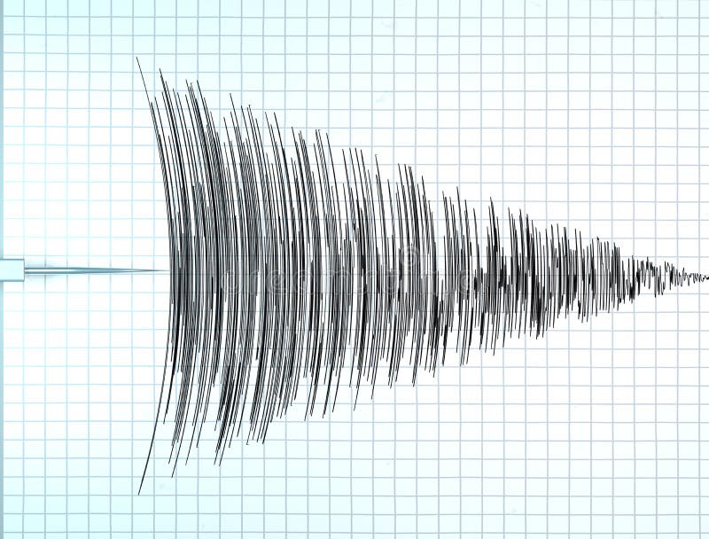 Seismometer Paper stock illustration. Illustration of paper - 96779477