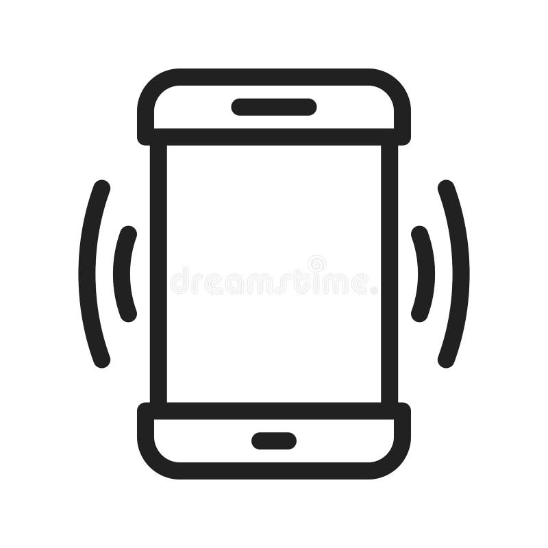 Vibration stock vector. Illustration of screen, vibrate - 81527012