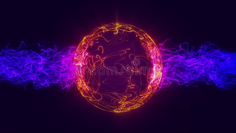 Vibration of Multicolored Energy Stock Video - Video of color, graphic ...