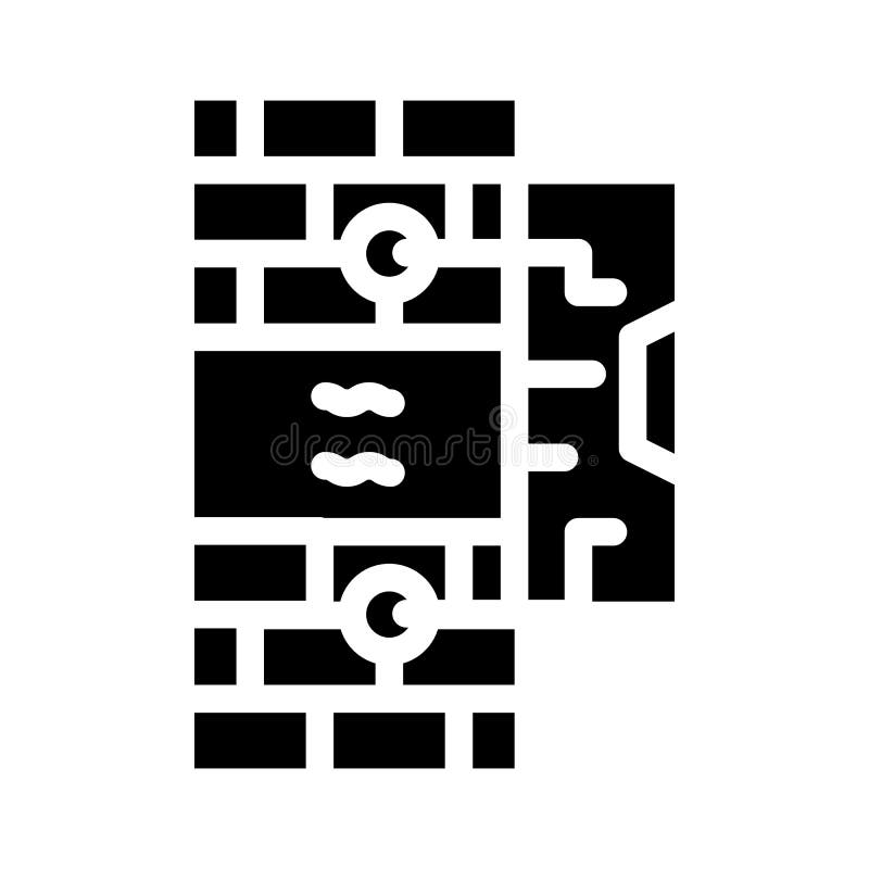 Vibration Sensor Glyph Icon Vector Illustration Black Stock Vector ...