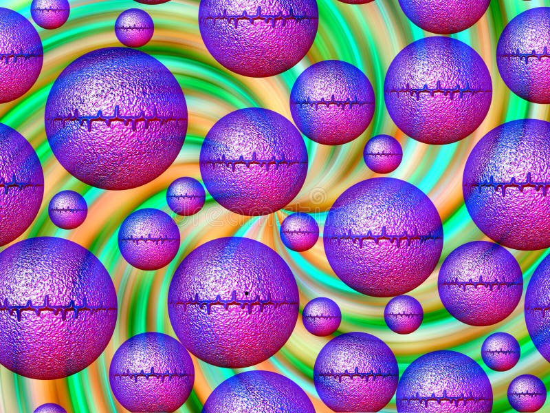 Vibrational Spheres Background Stock Image - Image of divine, sphere ...