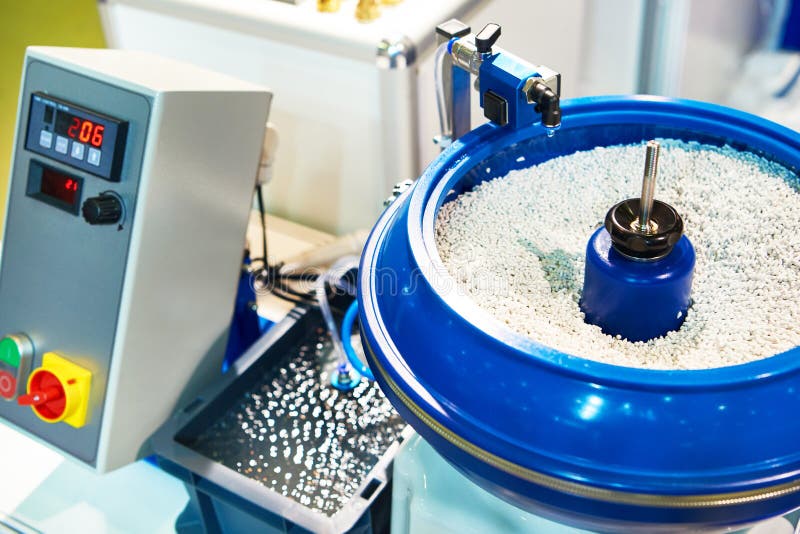 Vibratory Polishing Machine Stock Photo - Image of size, condition ...