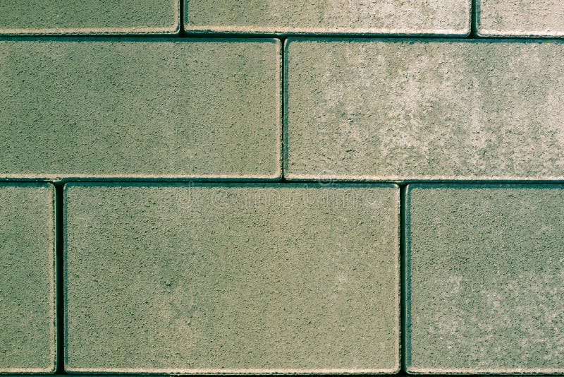 Vibro-pressed Concrete Paving Slabs. Pattern of Rectangles, Bricks ...