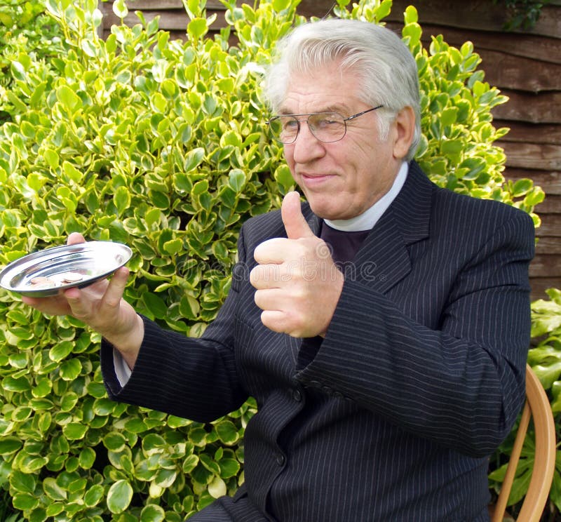 Vicar Collecting stock photo. Image of collection, father - 2579478