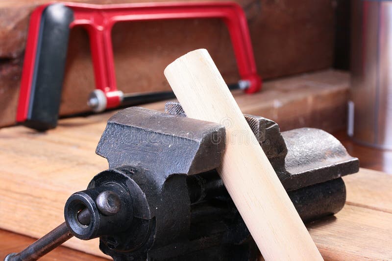 Vice stock photo. Image of steel, workshop, workbench - 15500556