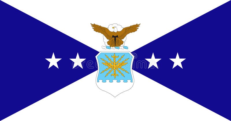 Vice Chief of Staff of the Air Force Flag Vector Illustration Premium ...