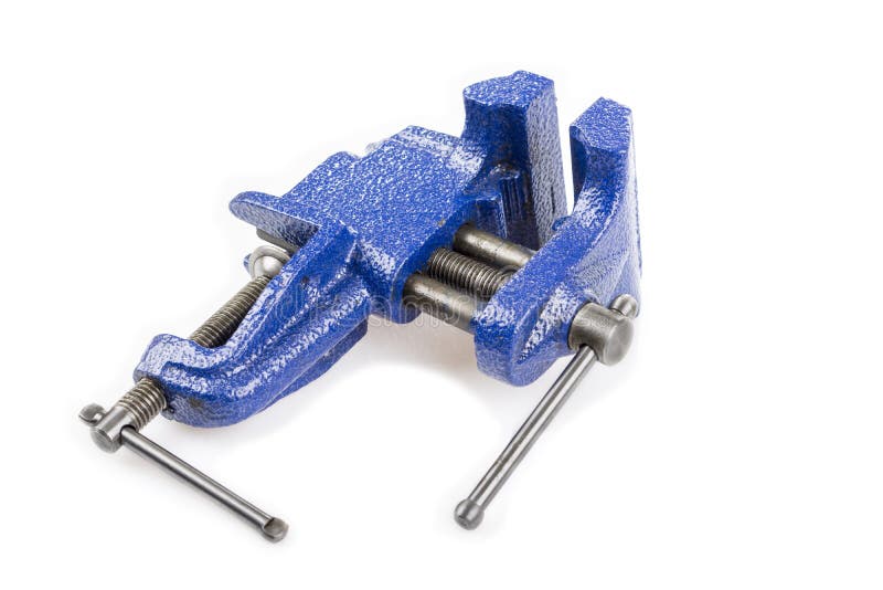 Vice clamp with workpiece stock image. Image of adjusting - 44664641