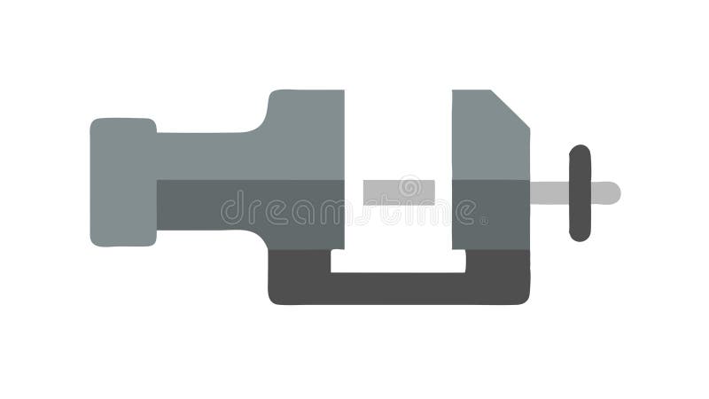 Vice Clamp Tool, Workshop and Secure Gripping, Vector Design Generative ...