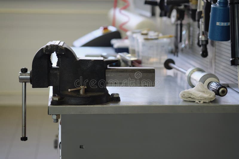 Vice stock image. Image of white, iron, metalwork, craft - 45061243