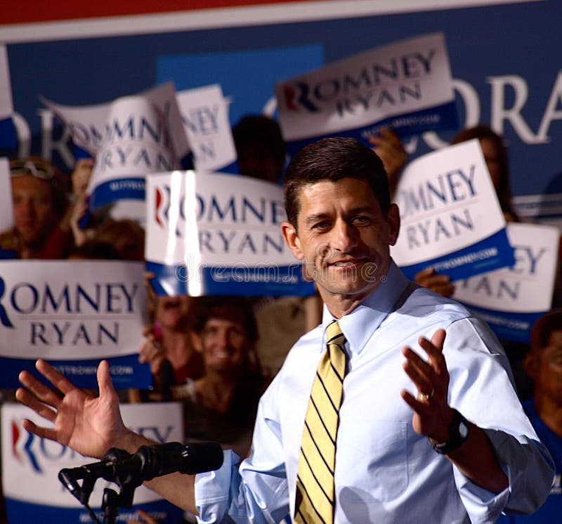 Vice Presidente Candidate Paul Ryan Immagine Stock Editoriale ...