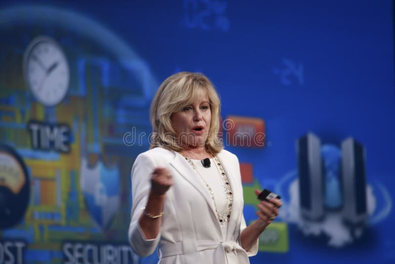 Vice-presidente Diane Bryant De Intel Fotografia Editorial - Imagem de ...