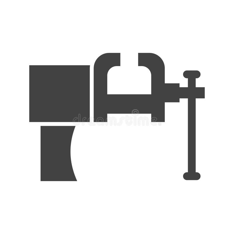 Vice stock vector. Illustration of vice, work, handle - 99420418