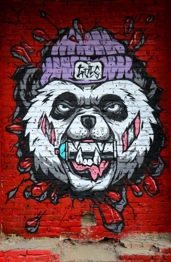 Vicious Panda Graffiti editorial photo. Image of china - 46806146
