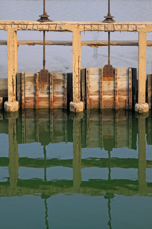 Vicissitudes sluices stock image. Image of sluice, water - 383747435
