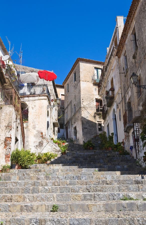 Vicolo. Scalea. Calabria. Italia Fotografia Stock - Immagine di ...